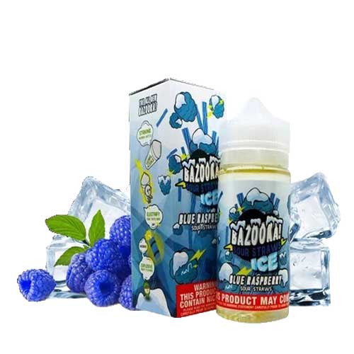 Blue Raspberry ICE By Bazooka – Voopoo Vape – Bazooka E-juice in Abu Dhabi