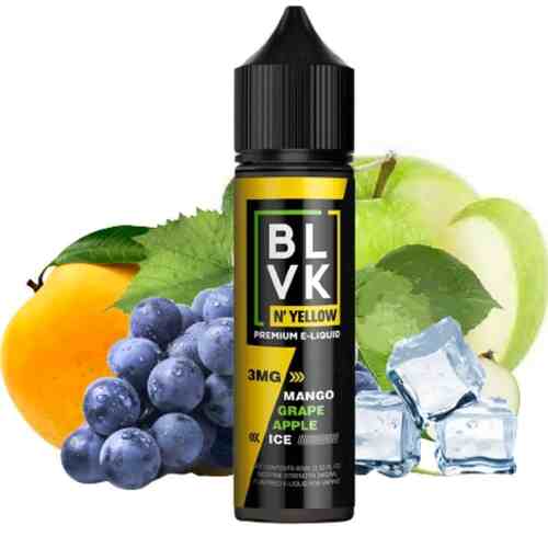 Mango Grape Apple Ice - BLVK N Yellow – Voopoo Vape – Dubai