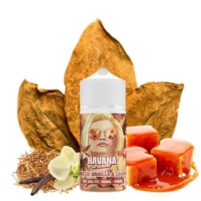 Tobacco Vanilla Caramel Salt - Havana Dream – Voopoo Vape – Havana salt Al Ain